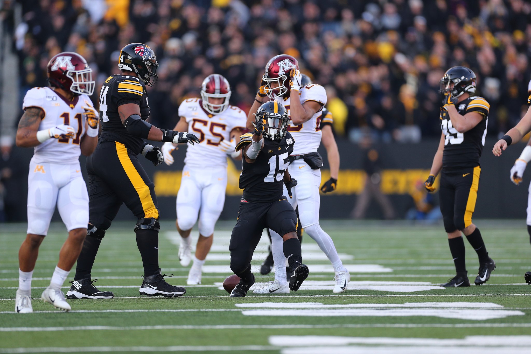 The Iowa Hawkeyes Sink Minnesota's Undefeated Season 23-19